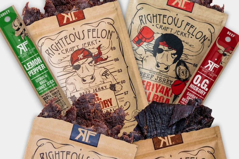Righteous Felon Craft Jerky | 21 Gents